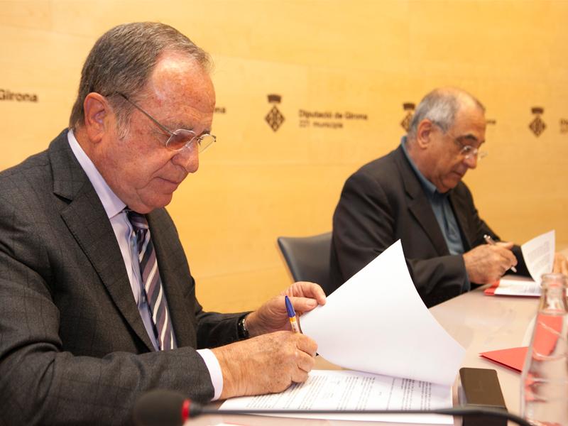 Diputació de Girona - Noticies - La Diputació de Girona firma un conveni de col·laboració amb l ...